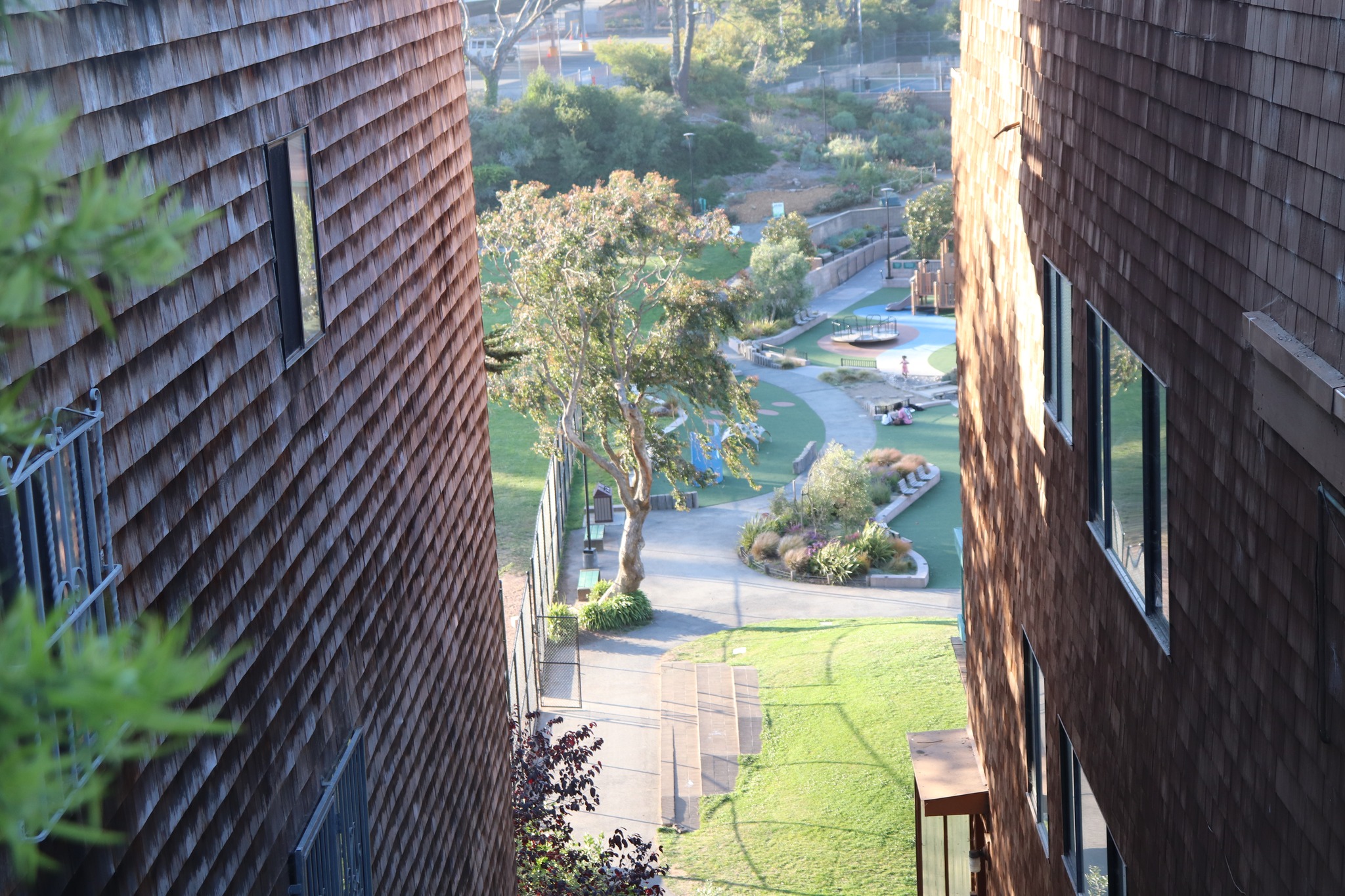 George Christopher Playground from Gold Mine Drive, San Francisco, July ...