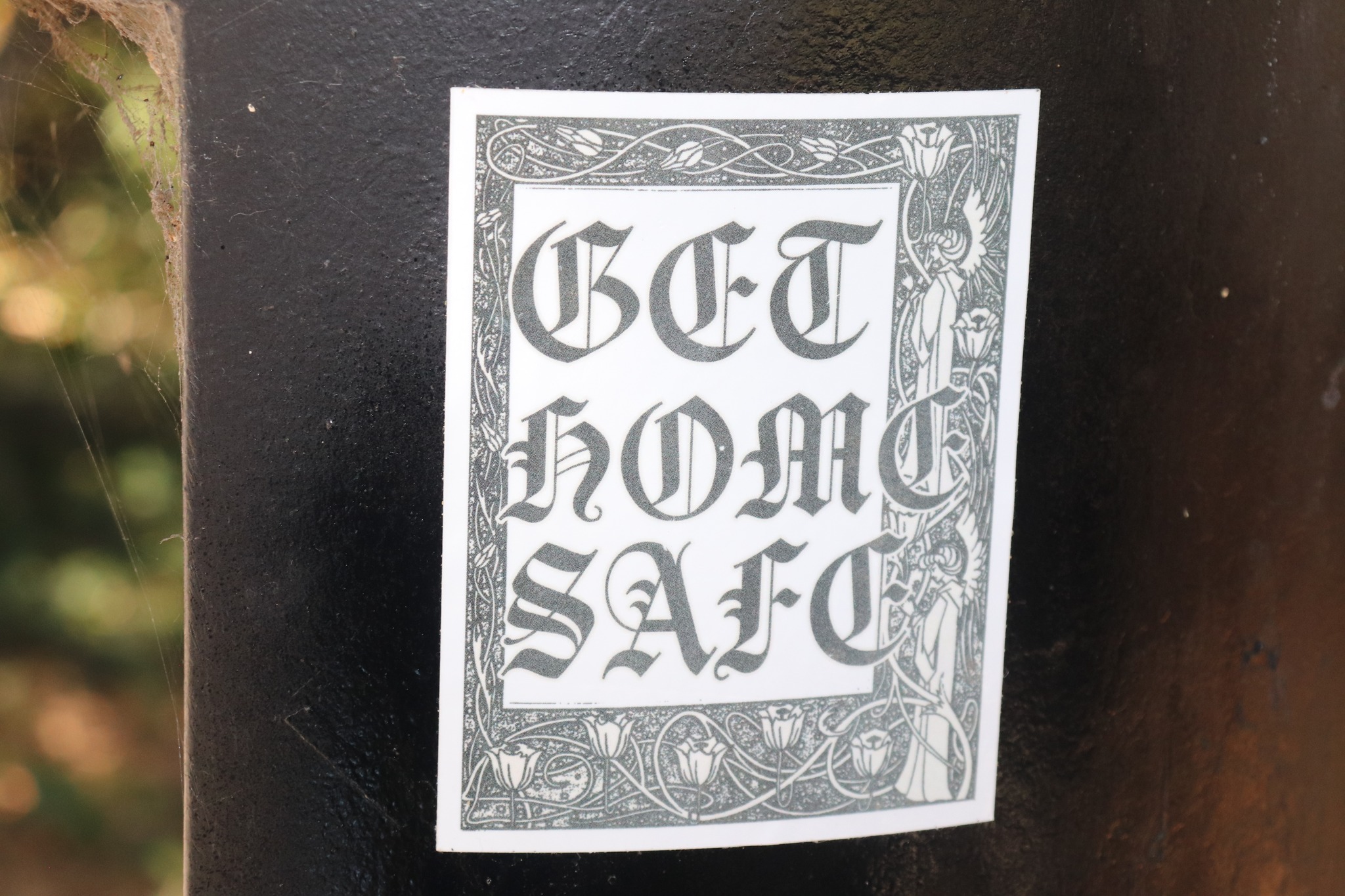 “Get Home Safe” sign on UC Berkeley telephone pole, August 2024 – Zonta ...