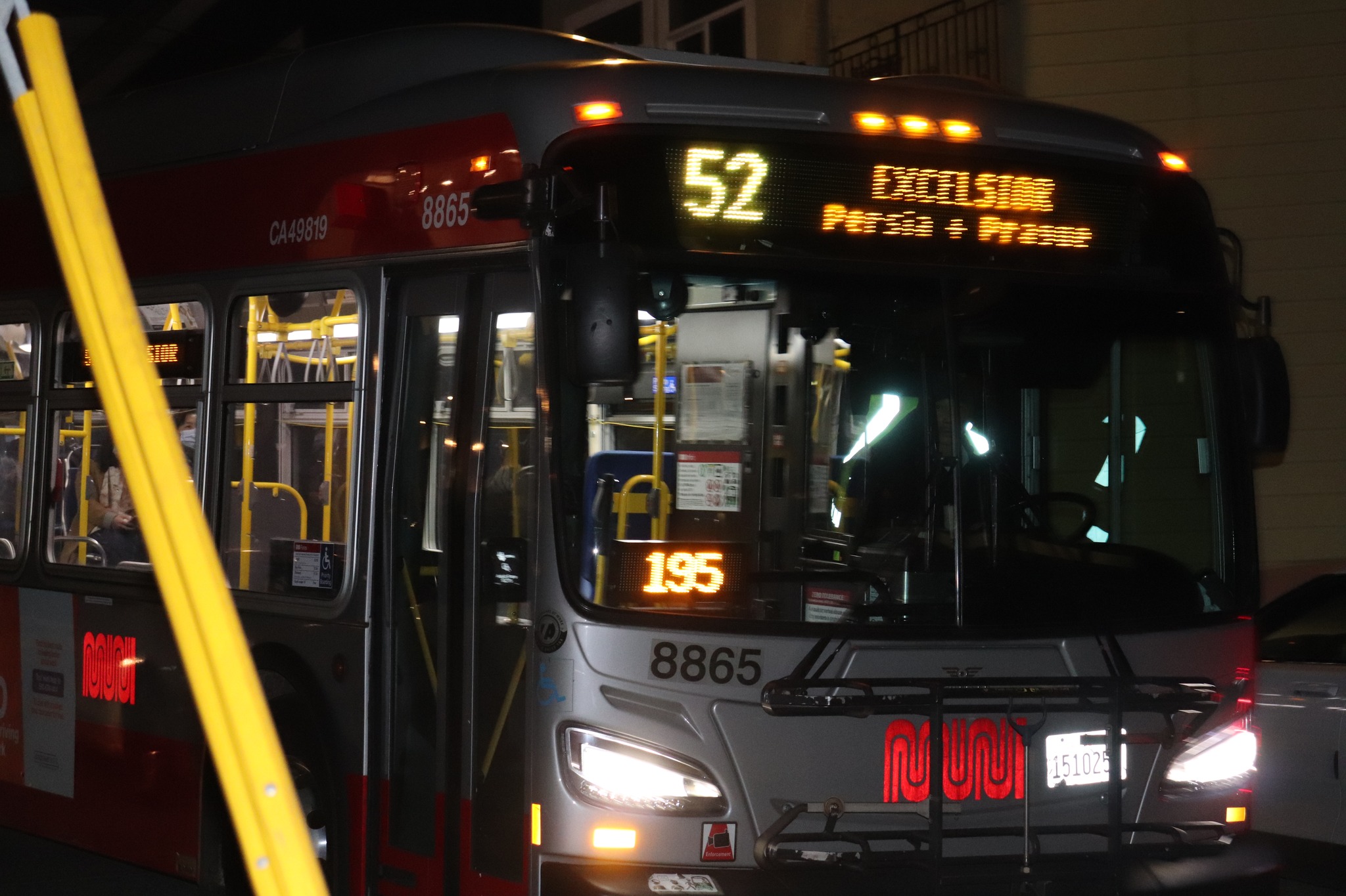 Muni #52, San Francisco, January 2025 – Zonta Photos