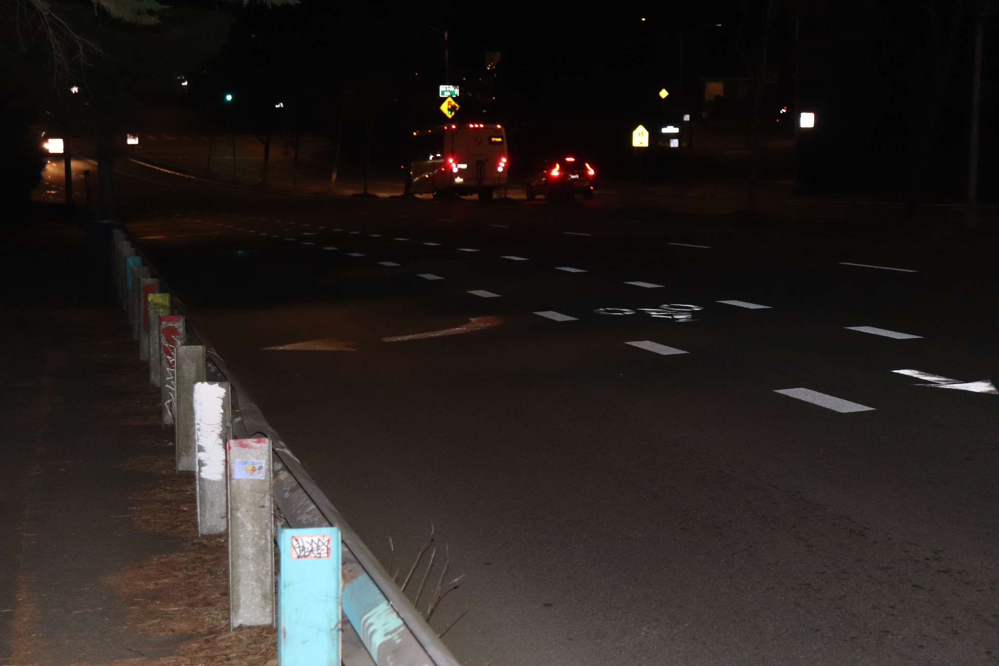 Portola Drive at night, San Francisco, January 2025 – Zonta Photos