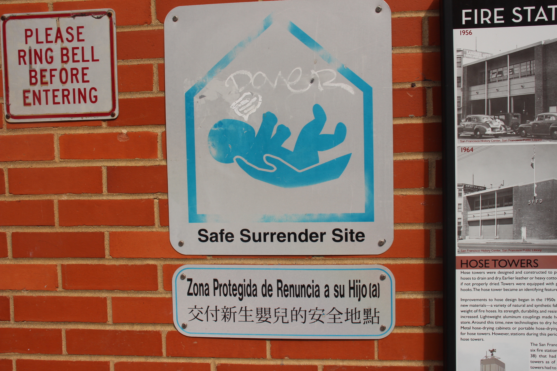 “Safe Surrender Site” on San Francisco fire station, April 2025 – Zonta ...